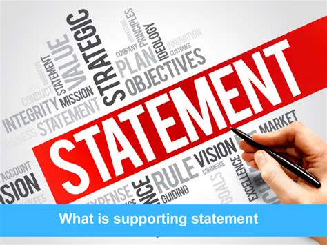 Supporting Statement Example Complete Writing Tips