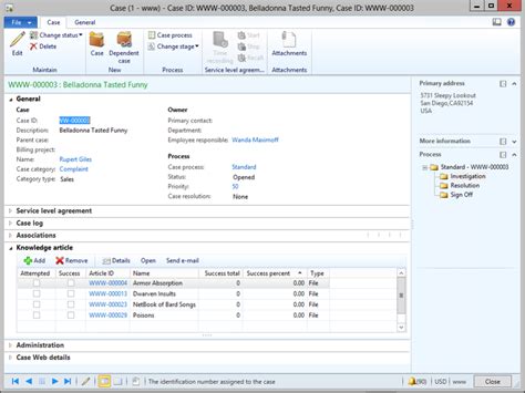 Linking Knowledgebase Articles To Help Resolve Customer Complaints Dynamics Ax Tip Of The Day