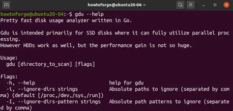 How To Install And Use Gdu Disk Usage Analyzer On Ubuntu 2004