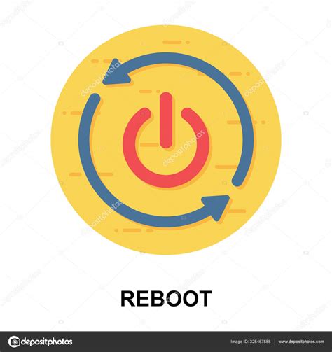 Refresh Arrow Symbol Power Button Reboot Icon Stock Vector Image By Vectorspoint 325467588