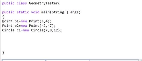 Solved Java Finish The Design Of Circle Class That We Chegg