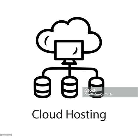 클라우드 호스팅 개요 아이콘 디자인 그림 흰색 배경 Eps 10 파일의 데이터 기호 0명에 대한 스톡 벡터 아트 및 기타 이미지 0명 개념 네트워크 서버 Istock