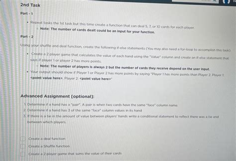 Solved Soch Vectorized Code In R Assignment Use This Deck