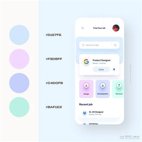 面试作品必备，超级棒的app配色and界面设计（建议收藏） 设计达人