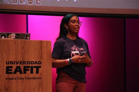 Denny Was Talking About The Psf Mission And How Could We Be Part Of The Psf Pycon Colombia