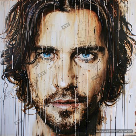 Ai创作图数字艺术肖像 视觉冲击力广告装饰画 人物肖像 立体点阵画 鹰眼的数字艺术世界 人脸细胞背景 酷炫立体画 马赛克肖像 当代肖像画 创意人物画 写实主义肖像画 个性艺术画nipic