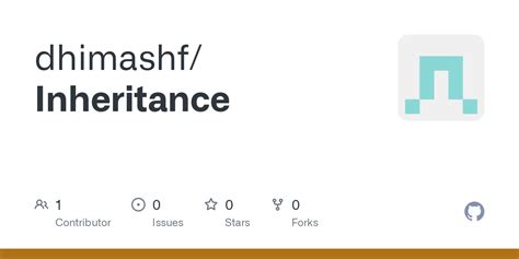 Github Dhimashfinheritance