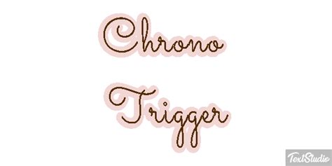 Chrono Trigger Videogame Animated  Logo Designs