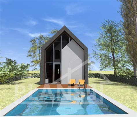 Типов проект еднофамилна двуетажна къща тип вила БИЖУ 02