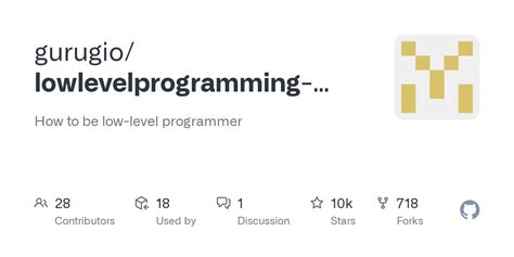 Github Gurugiolowlevelprogramming University How To Be Low Level
