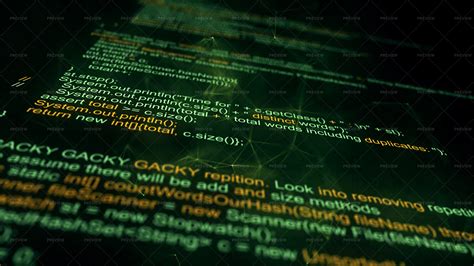 Scrolling Coding Background Graphics Motion Array