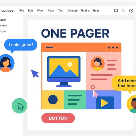 One Pager Design Create Cool One Pager Designs With Lunacy One Pager Design Create Cool One Pager Designs With Lunacy