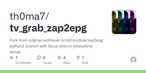 GitHub Th0ma7 Tv Grab Zap2epg Fork From Original Edit4ever Script
