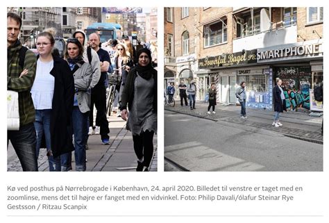 Колко близко са хората Една и съща сцена вляво заснета с Телеобектив вдясно с широкоъгълен