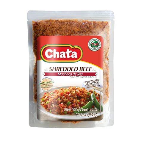 Chata Machaca De Res Dried Shredded Beef 35 Oz Pack Of