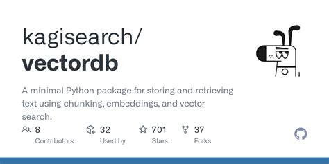 Github Kagisearchvectordb A Minimal Python Package For Storing And