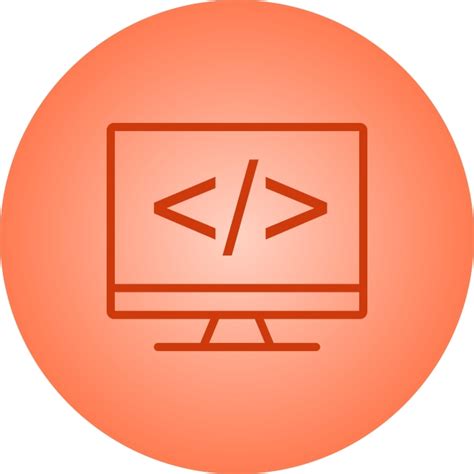 Codes Clipart Hd Png Beautiful Coding On Screen Vector Line Icon Line