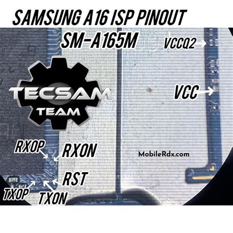 Samsung Galaxy A Sm A M Isp Pinout Test Point