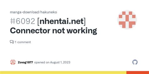[] connector not working · issue 6092 · manga download