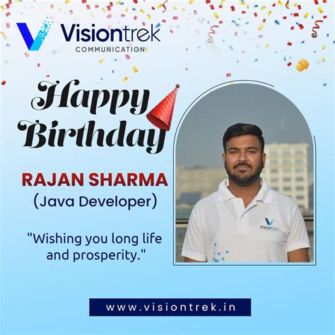 Visiontrek Communication On Linkedin Happy Birthday To A Talented Java Developer Who Constantly