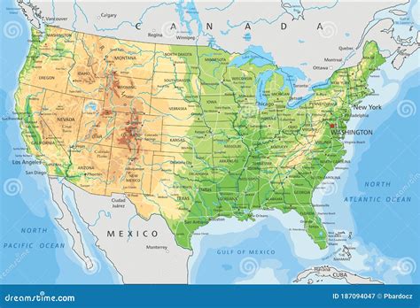 Cuestiones Diplomáticas Portal Mostrarte Mapa Físico De Estados Unidos De América Servilleta