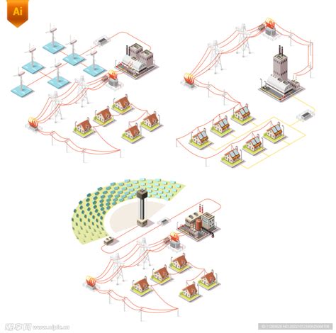 光伏储能发电设计图卡通设计广告设计设计图库昵图网