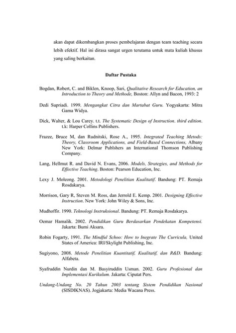 Pengembangan Model Pembelajaran Tematik Integratif Pdf