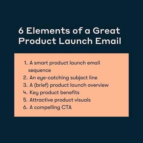 Tips For A Product Launch Email Templates Examples