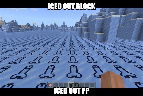 Pp Ice Block Minecraft Mod Windows10 Bedrock By Theo