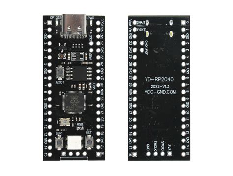 Raspberry Pi Pico Yd Rp2040 Compatível Com Usb C Usinainfo