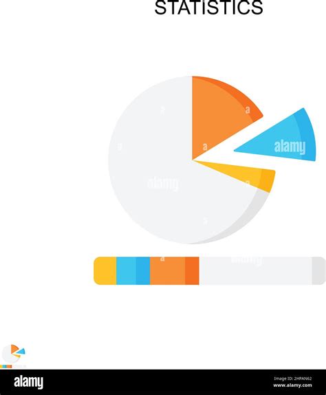 Statistics Simple Vector Icon Illustration Symbol Design Template For