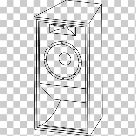Free SVG Vector Drawing Of Loudspeaker Nohat Cc