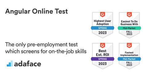 Angular Online Test Candidate Screening Assessment Adaface
