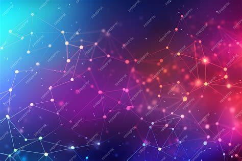 Premium Photo Vector Gradient Network Connection Background