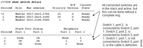 Troubleshooting Switch Stacks Cisco