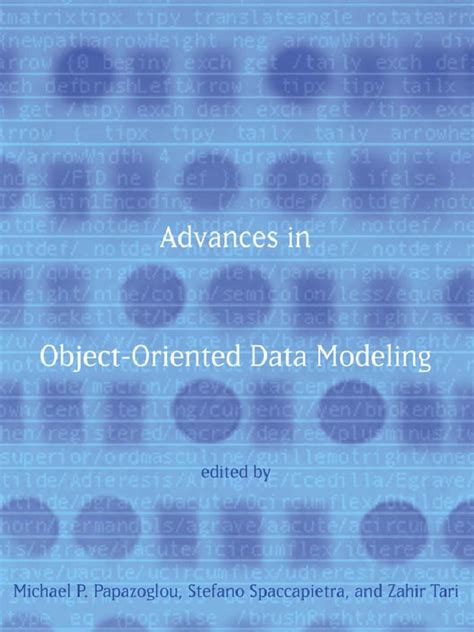 Advances In Object Oriented Data Modeling Pdf Conceptual Model