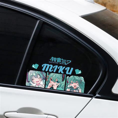 Hatsune Miku Two Dimension Cartoon Sticker Windshield Car Door Stickers