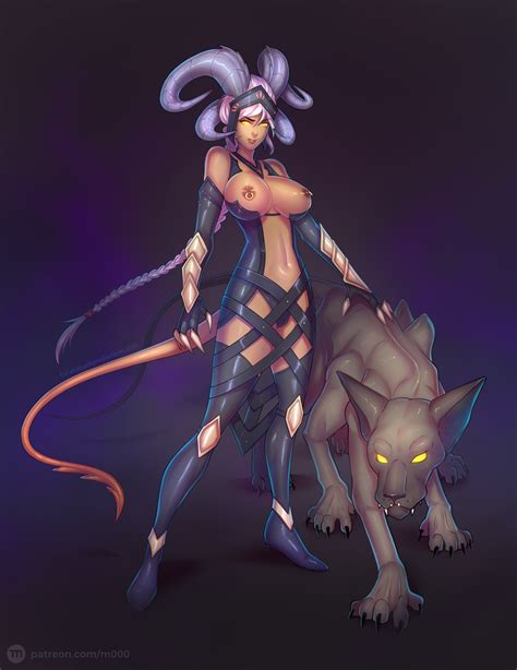 Tiefling Girl Character By M000 Hentai Foundry