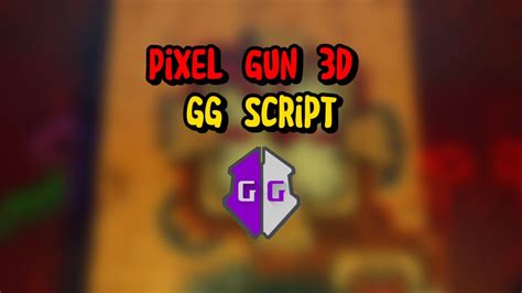 Pg3d Gg Script Menu Pixel Gun 3d Youtube