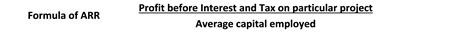 Accounting Rate Of Return Arr Theproreaders