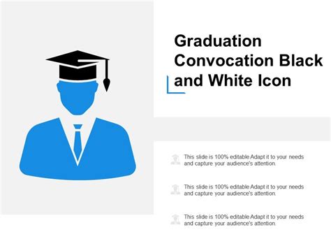 Graduation Convocation Black And White Icon Powerpoint Presentation Slides Ppt Slides