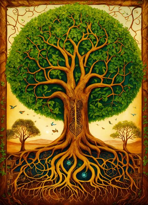 Lexica Tree Of Life With Roots