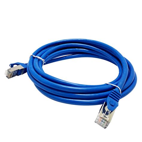 Space Connect Cat6 Ftp Network Patch Cable Blue Pvc 3m Space Television