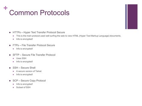 Protocols Ppt