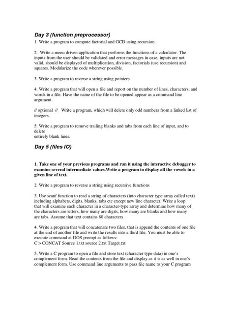 Assignment 4 Pdf C Programming Language Computer File