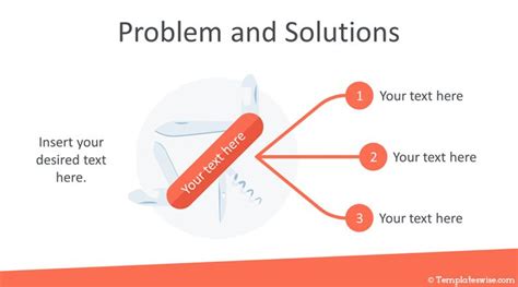 Problem And Solutions Powerpoint Template Problem And Solution