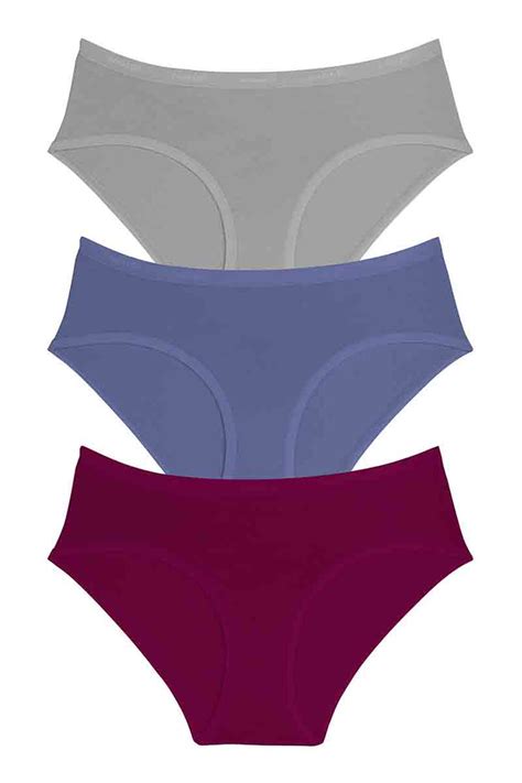 Cotton Hipster Brief Solid Pack Of 3 Amanté Lingerie