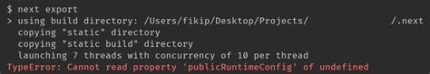 Static Export PublicRuntimeConfig Issues Issue Vercel Next Js GitHub