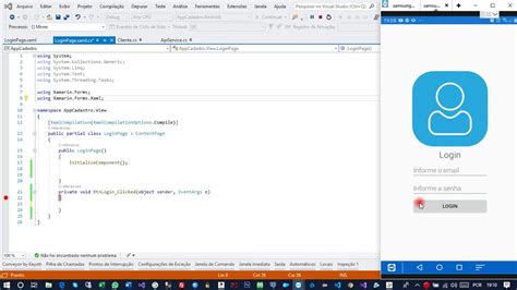 Aula 05 Mini Curso De Xamarin Forms Para Inciantes Fazendo Login Youtube