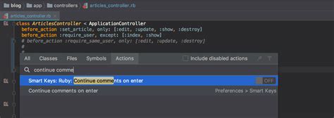 A Quick Look At Smart Keys In Rubymine The Rubymine Blog